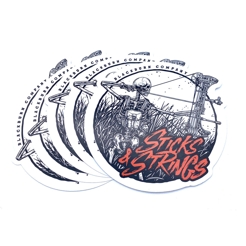 Sticks & Strings Sticker – Blackburn Apparel Co